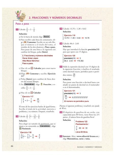 2. FRACCIONES Y NÃ MEROS DECIMALES