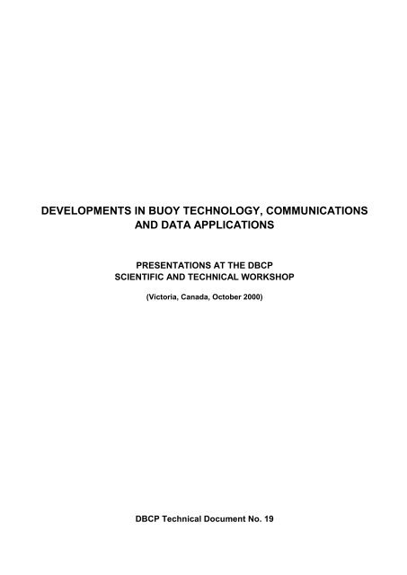 DBCP-TD-19.pdf - Japan Oceanographic Data Center