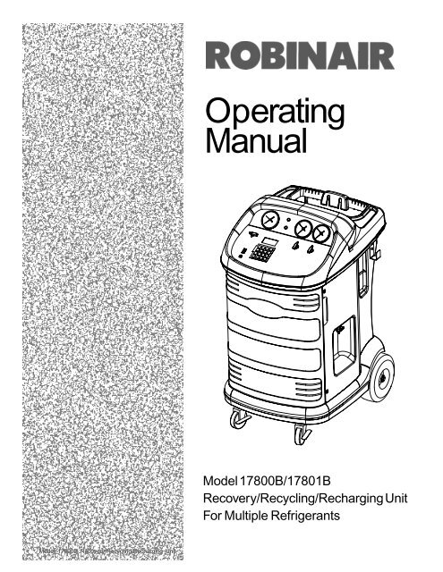 17800B Operation Manual - NY Tech Supply