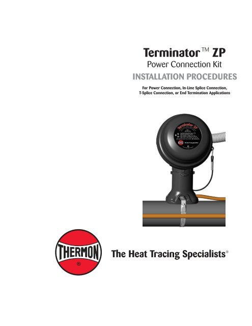 Terminator Power Connection Kit: ZP - Thermon Manufacturing ...
