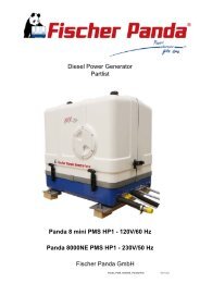 Fischer Panda GmbH Panda PVMV-N 8000i 230 V / 50 Hz - 8 kVA ...