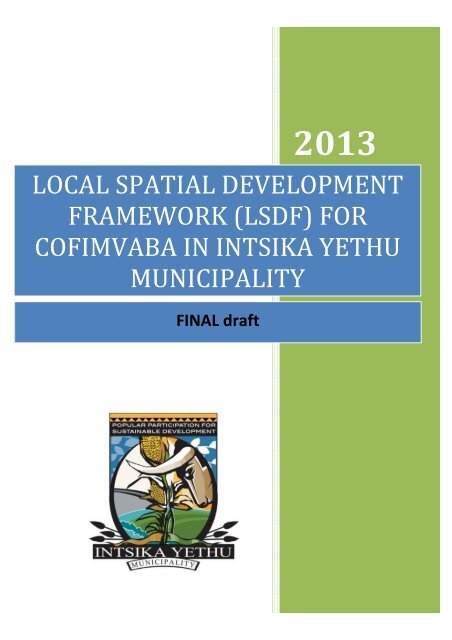 Cofimvaba LSDF & Plans.pdf2013.pdf - Provincial Spatial ...