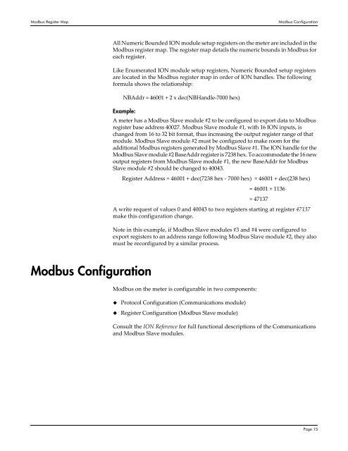 Enumerated ION
