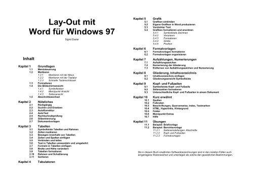 Layout mit Word 97 als pdf -Dokument - Netznutzerin.de