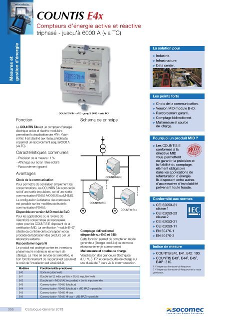 COUNTIS E4x - Socomec