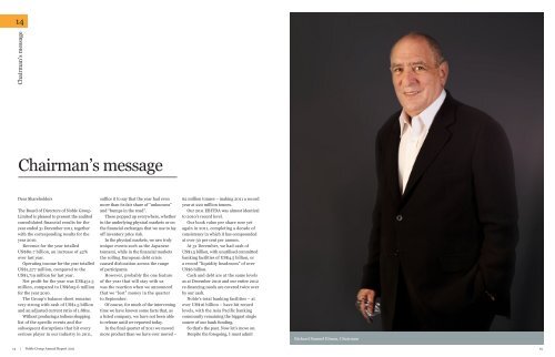 Chairman's Message / Board of Directors / Senior ... - Noble Group