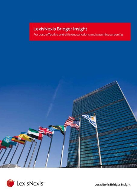 LexisNexis Bridger Insight