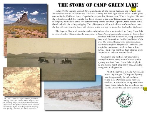 The story of camp green l