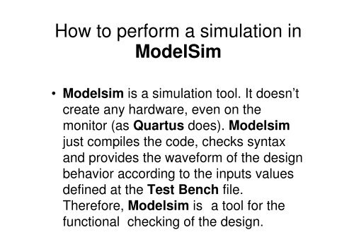 How to perform a simulation in ModelSim - Abramovbenjamin.net