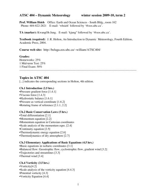 Streamlines Meteorology
