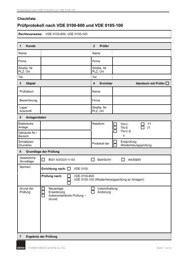 Einteilung des Potentiala