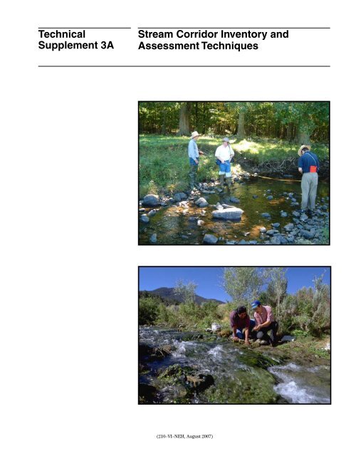 Technical Supplement 3A - NRCS - US Department of Agriculture