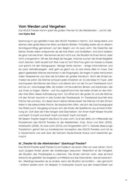 Vom Werden und Vergehen