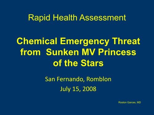 Rapid Health Assessment