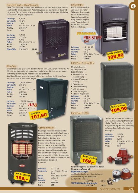 Katalyt-Stand u. Wandheizung Infrarotofen Mini-Ofen ... - myCamping