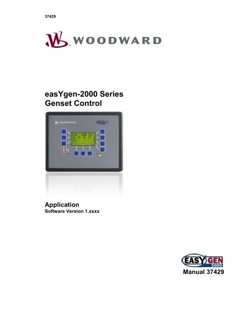 easYgen-2000 Series Genset Control