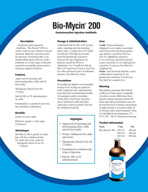 35364_BioMycin_200_PI - Boehringer Ingelheim Vetmedica