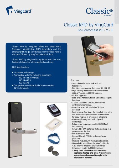 Classic RFID by VingCard - Eurotel