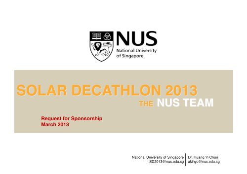 NUS Slides 20130328.pptx - Yi Chun Huang