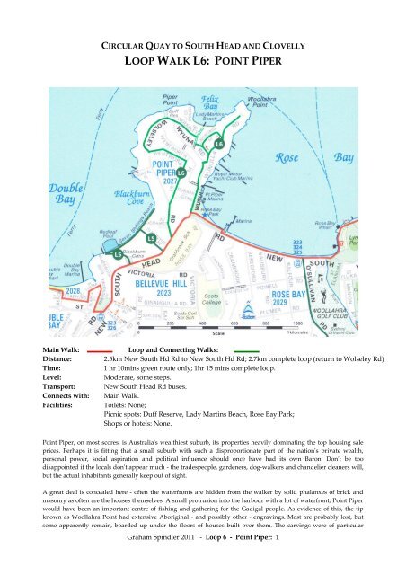 point piper - Walking Coastal Sydney