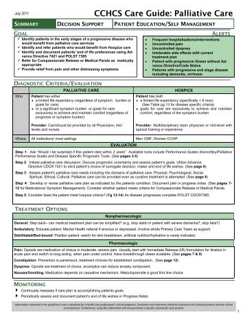 Palliative Care Assessment Form MR xx Insert Service Name here