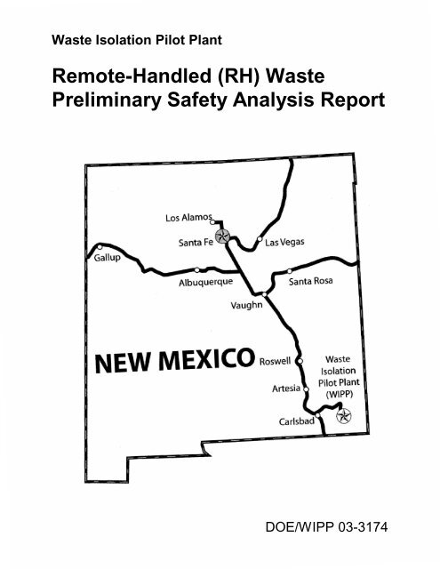 DOE 2000. - Waste Isolation Pilot Plant - U.S. Department of Energy