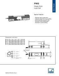 Load Cell Data Sheet