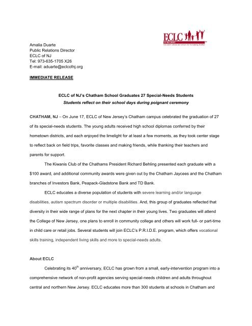 2010 Graduation - ECLC