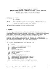 CMS Approval Letter - AHCCCS