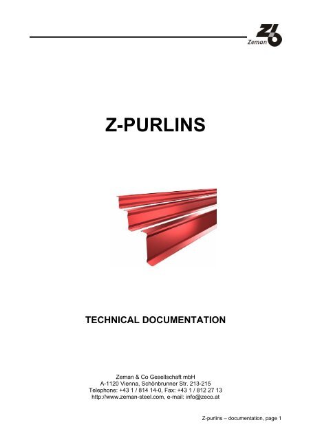 Z Purlin Load Tables - Infoupdate.org