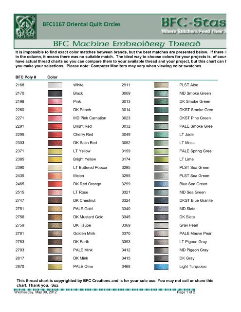 View Thread List - BFC-Stash