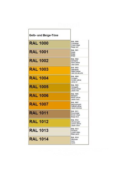 RAL Colour Chart-Coloured Glass LTD PDF Art Materials Color, 41% OFF