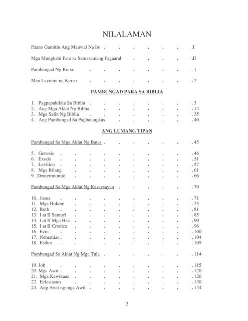 NILALAMAN Paano Gamitin A