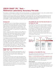 SNAP Bile Acids Test Kit Package Insert - IDEXX Laboratories