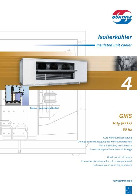 Isolierkühler Insulated unit cooler - Güntner AG