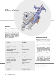 ZF Semi-Integral Power Steering Gears - ZF Lenksysteme