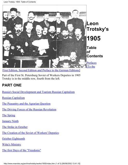 Leon Trotsky: 1905