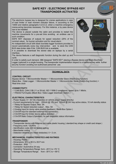SAFE KEY - 3b6.it