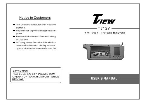 T71SV-TN manual - Tview