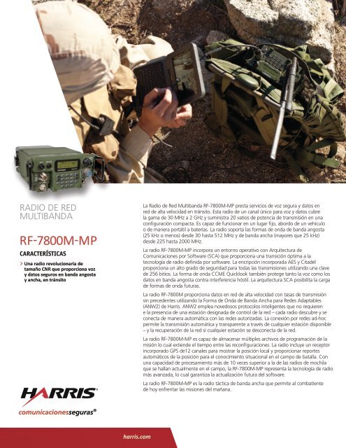 RF-7800M-MP - Harris RF Communications - Harris Corporation