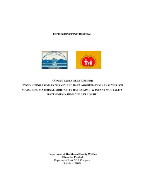 EXPRESSION OF INTEREST (EoI) CONSULTANCY SERVICES FOR