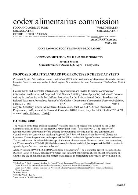 codex alimentarius commission