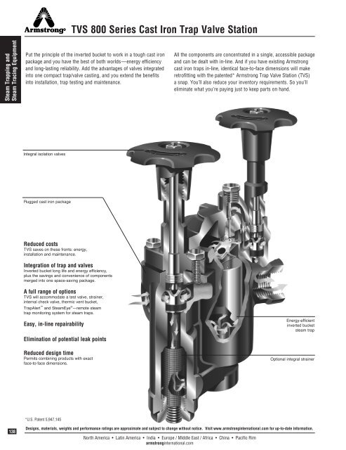 2011 All Products Catalog - Armstrong International, Inc.