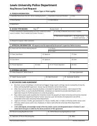 Security Access Request Form