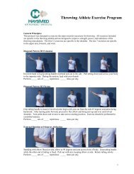 THROWERS TEN EXERCISE PROGRAM