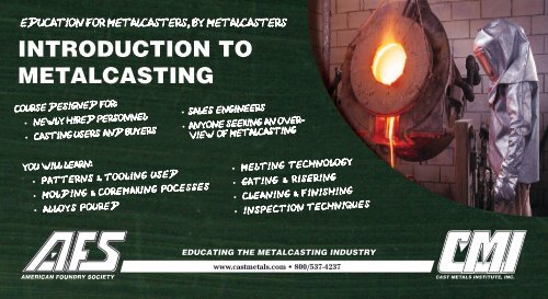 INTRODUCTION TO METALCASTING - American Foundry Society