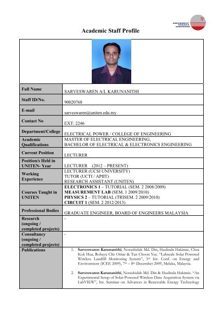 Download Academic Profile