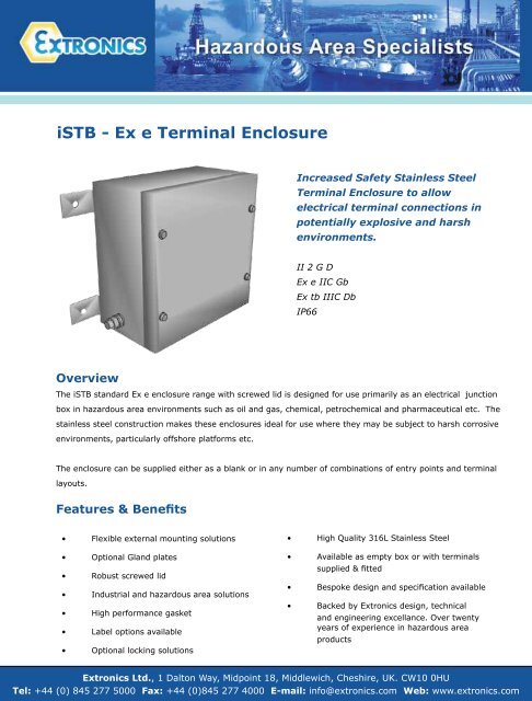 iSTB Datasheet - Extronics