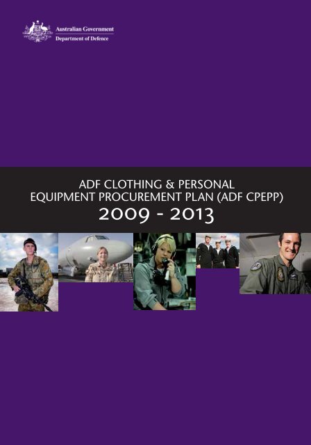 adf clothing & personal equipment procurement plan - Australian ...