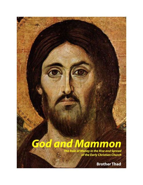 God and Mammon - WORKship